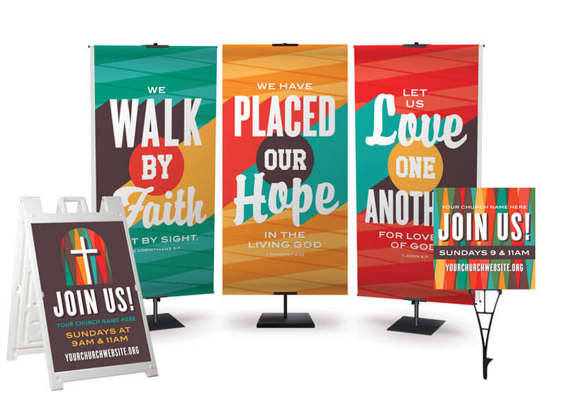 Church Banners | Praise & Worship Banners | Fabric | Concordia Supply