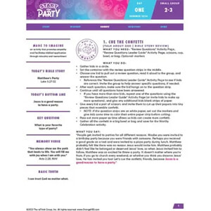 VBS Free Samples for VBS Directors - Leader Guides